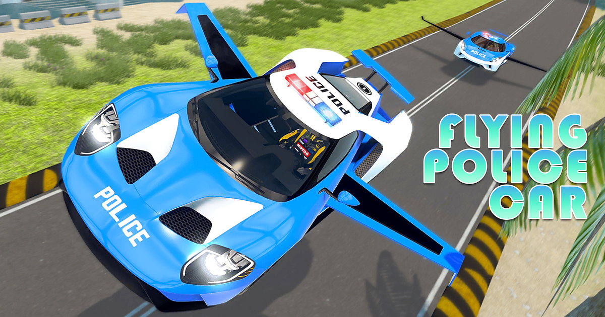 Flying Police Car - Gratis Onlinespil | FunnyGames