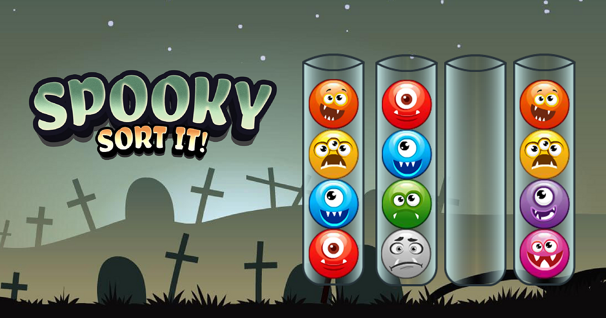 Spooky Sort It - Gratis Onlinespil | FunnyGames