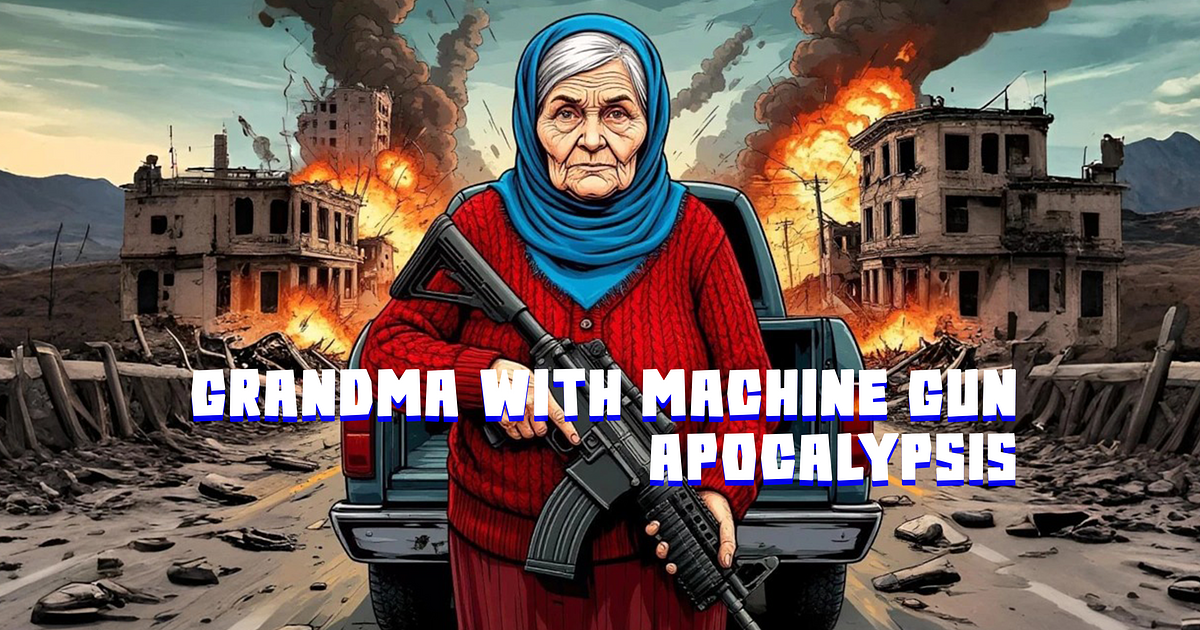 Grandma with Machine Gun: Apocalypsis - Gratis Onlinespil | FunnyGames