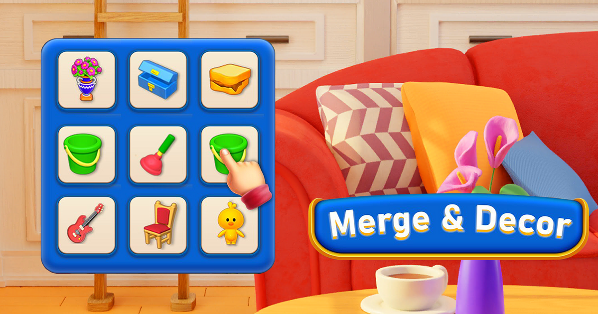 Merge and Decor - Gratis Onlinespil | FunnyGames